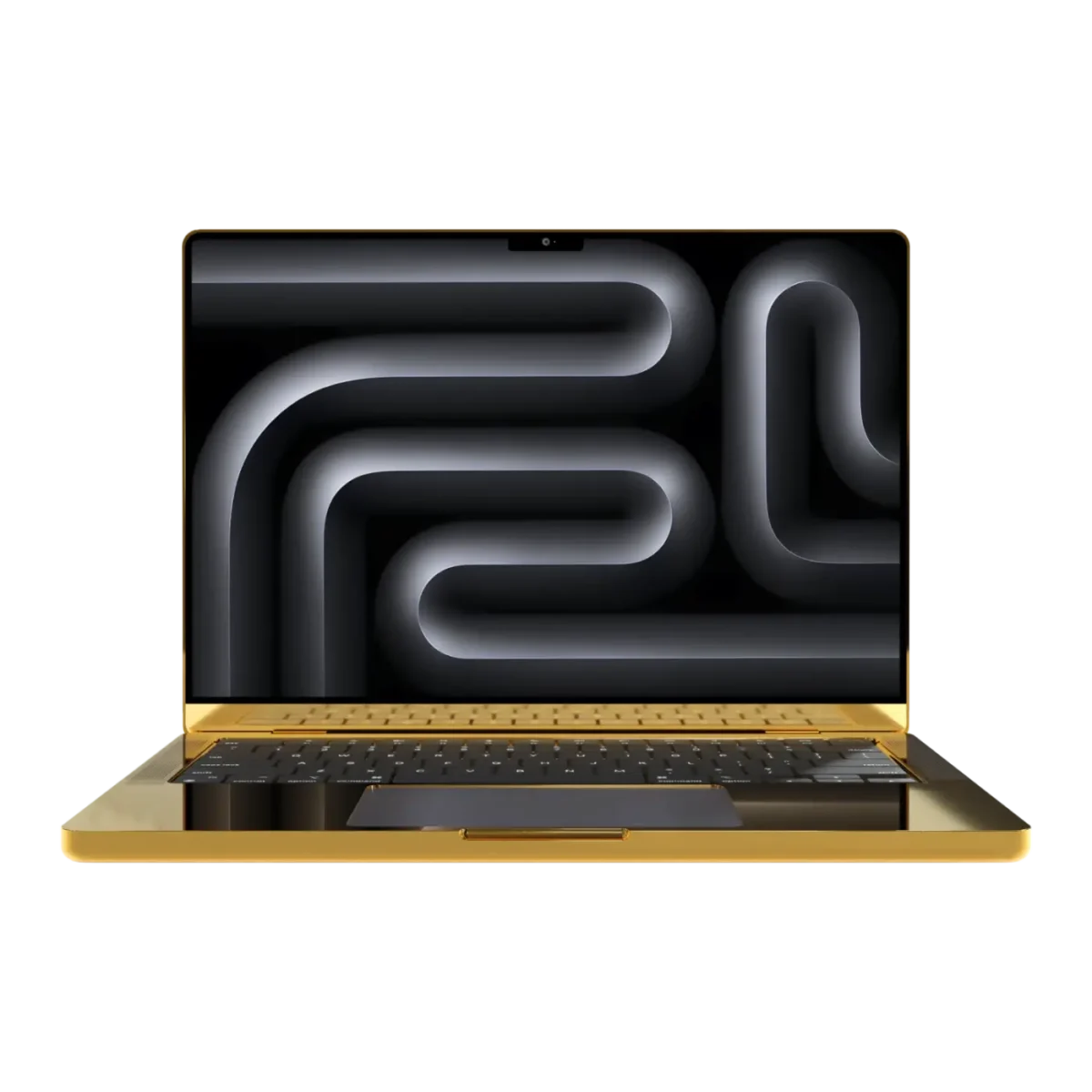 24k Gold MacBook Pro 16-inch Diamond logo 1TB - LERONZA™ Official